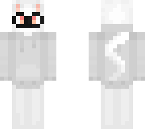 Cat with white hoodie | Minecraft Skin