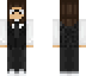 chica con traje | Minecraft Skin