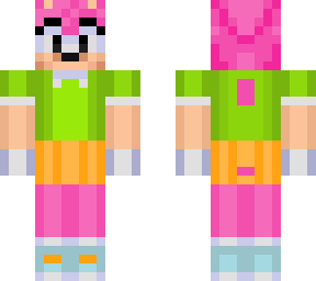 Classic Amy Rose | Minecraft Skin