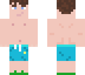 Flip-Flop Beach Dude | Minecraft Skin