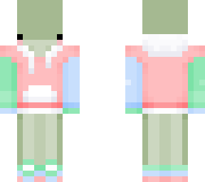 Frog in hoodie | Minecraft Skin