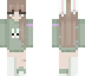 half human half bunny | Minecraft Skin