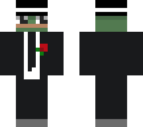 suit with flower | Minecraft Skins