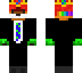 rainbow fox | Minecraft Skins