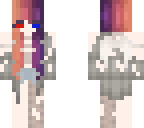 Red blue eye | Minecraft Skin