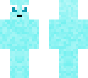 Blue Fuzzy Guy | Minecraft Skin