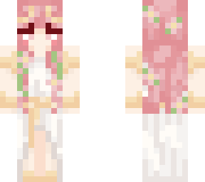 Cherry Blossom Elf Queen | Minecraft Skin