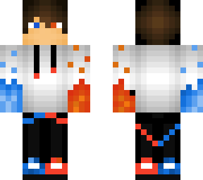 fire and ice elemental | Minecraft Skins