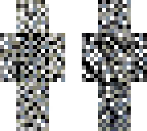 Glitch Creature 02 [Grayscale] | Minecraft Skin