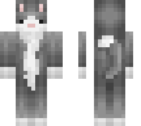 grey cat | Minecraft Skin