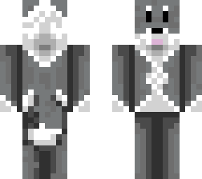 Grey Dog Character #2 | Minecraft Skin
