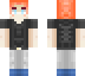 Joshua Dark Outfit fixed face shading | Minecraft Skin
