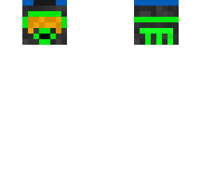 KASK Niebieski CJ NOWY MONSTER AKTUALNY !!! | Minecraft Skin