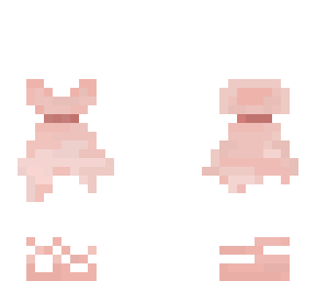 Pink dress base | Minecraft Skin