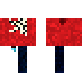 red dh emo | Minecraft Skin