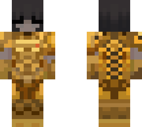 sablebadger2 In the Gold Doom Slayer outfit | Minecraft Skin