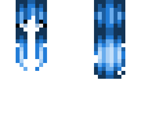 Blue Hair Girl Base | Minecraft Skin
