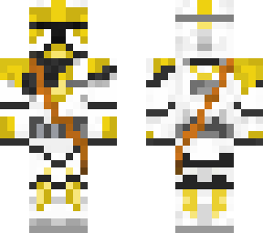 custom gold clone trooper | Minecraft Skin