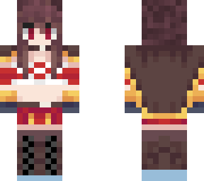 Megumin Thieving Outfit Konosuba | Minecraft Skin