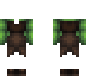 OB - Medieval Cloth Dress w/ Green | Minecraft Skin