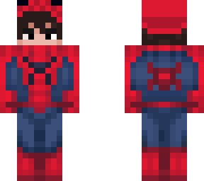 spiderman unmasked | Minecraft Skin