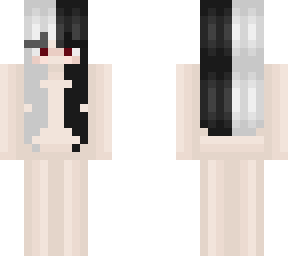 half black half white skin | Minecraft Skins