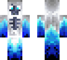 inverted fire elemental | Minecraft Skin