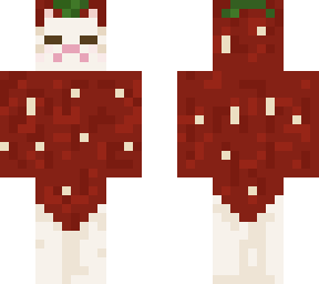 strawberry cat | Minecraft Skins