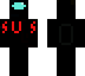 sus black among u | Minecraft Skin