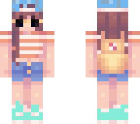 Beach girl | Minecraft Skin