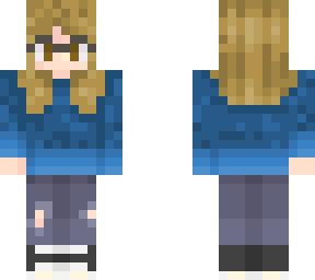 blue sweater | Minecraft Skin