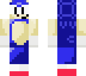 Classic Sonic | Minecraft Skin