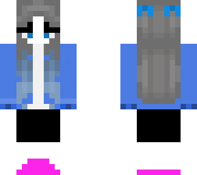 Glitchtale sans girl fixed remaked | Minecraft Skin
