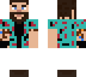 I am the color red in a world full of black and white | Minecraft Skin