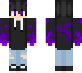 Purple Eyes | Minecraft Skin