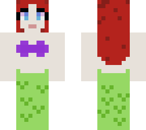 Ariel, Little mermaid | Minecraft Skin