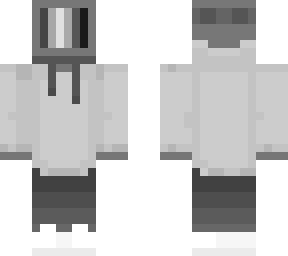Ghost Tv Head | Minecraft Skin
