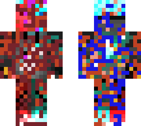 The skin Multicolored Corruption | Minecraft Skin