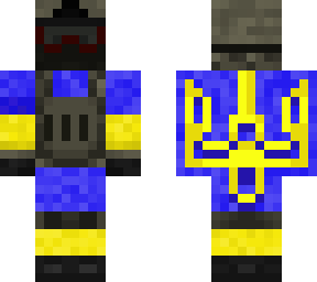 Ukraine Soldier | Minecraft Skin