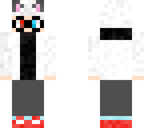 Cat 3D anaglyph | Minecraft Skin