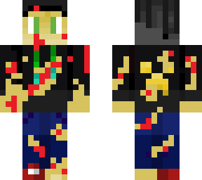 injured from a fight | Minecraft Skin