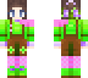 Bekyamon: MCC 32 - Lime Llamas | Minecraft Skin