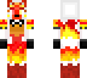 fire wolf animatronic | Minecraft Skin