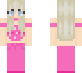 Margot Robbie Barbie on set | Minecraft Skin