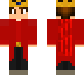 Royal Red King | Minecraft Skin