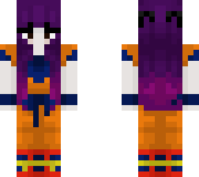 sab's skin +dbz uniform | Minecraft Skin