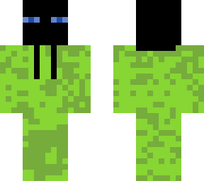 gamer enderman(green) | Minecraft Skin