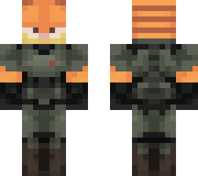 Garfield DoomSlayer | Minecraft Skin