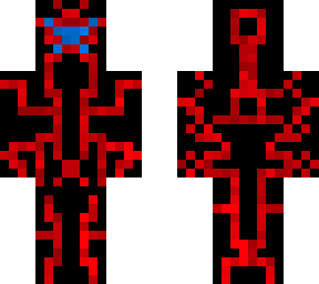 Red Circuits | Minecraft Skin