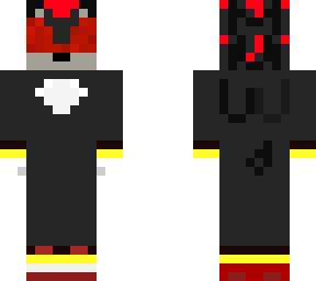 shadow the hedgehog | Minecraft Skins